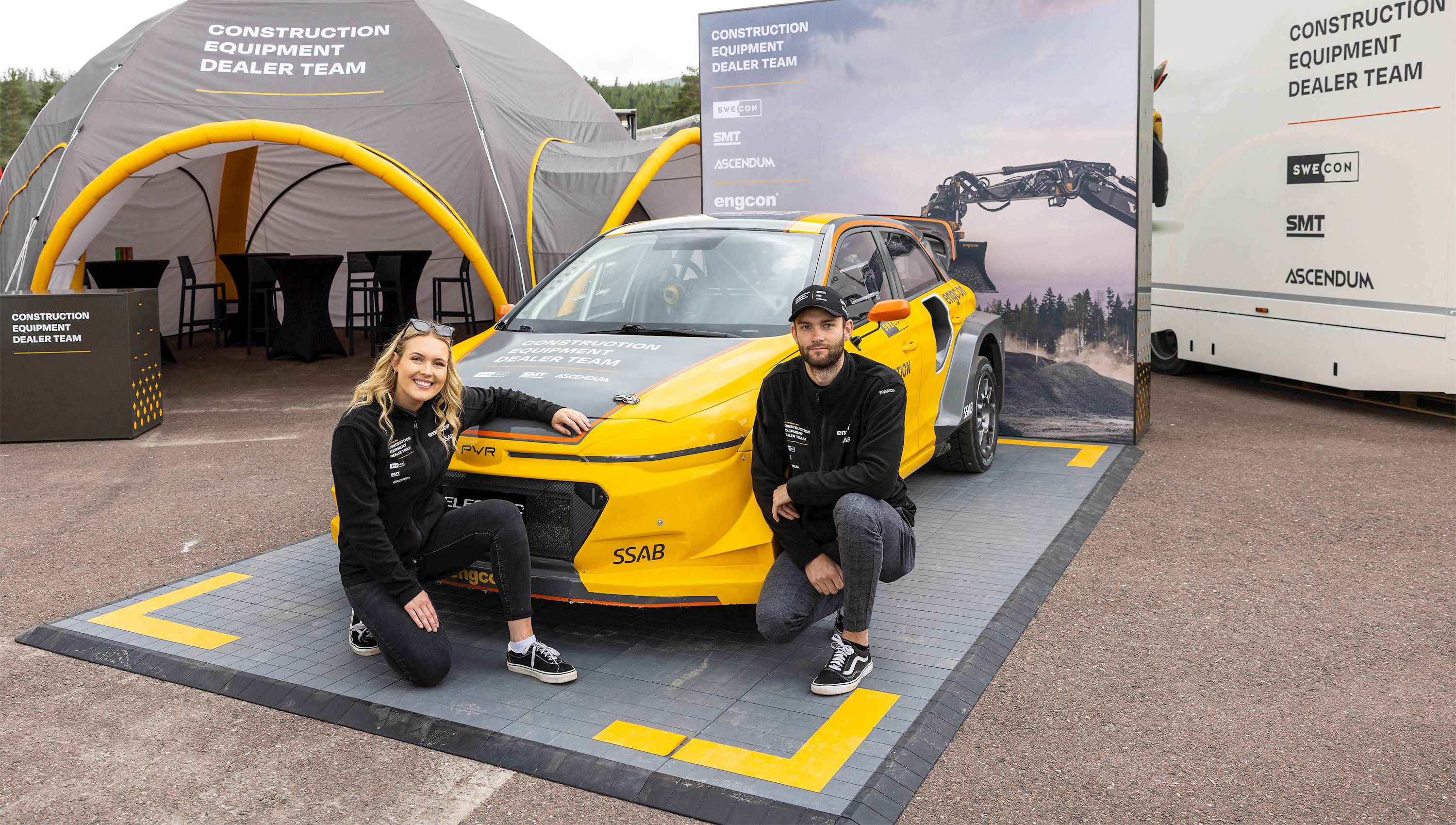 Construction Equipment Dealer Team gör historisk debut i eldrivet ...